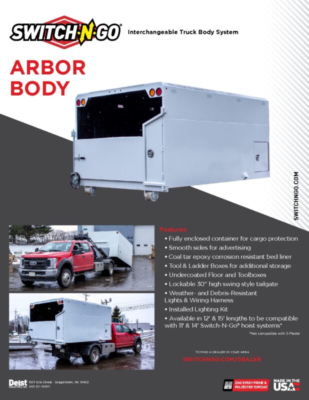 S-023v01_Arbor Body | Enoven Truck Body + Equipment